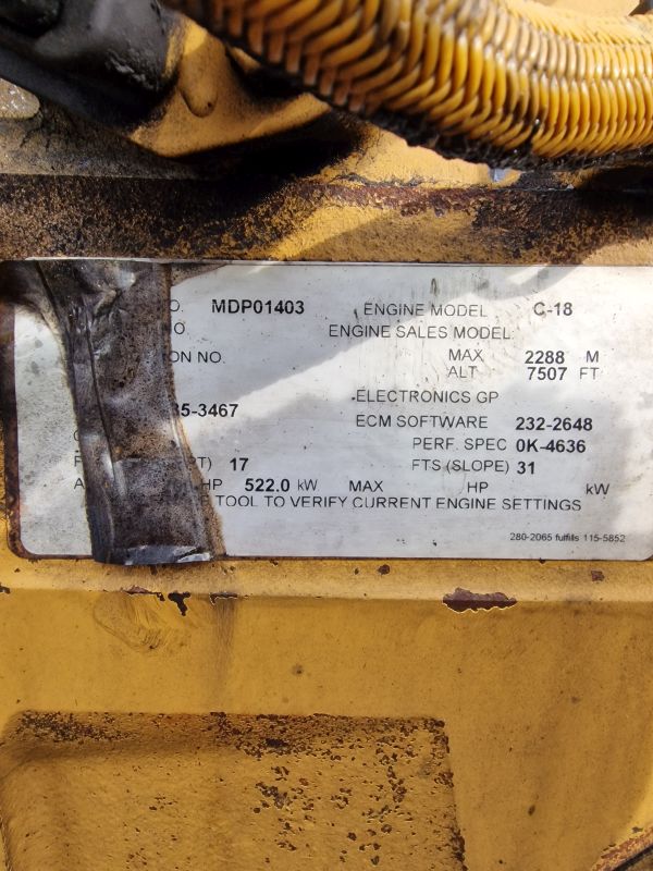 Caterpillar C-18 Engine (Truck) - F&J Exports Limited