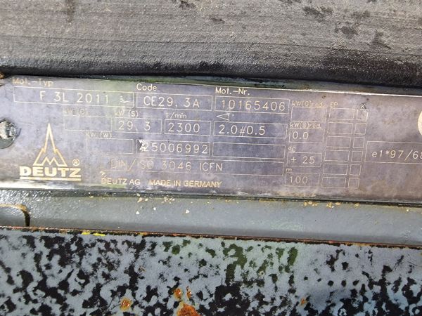 Deutz F3L2011 Engine (Industrial) - F&J Exports Limited